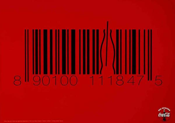 Coca-Cola has a history of cute bottled shaped bar codes, this one from ...