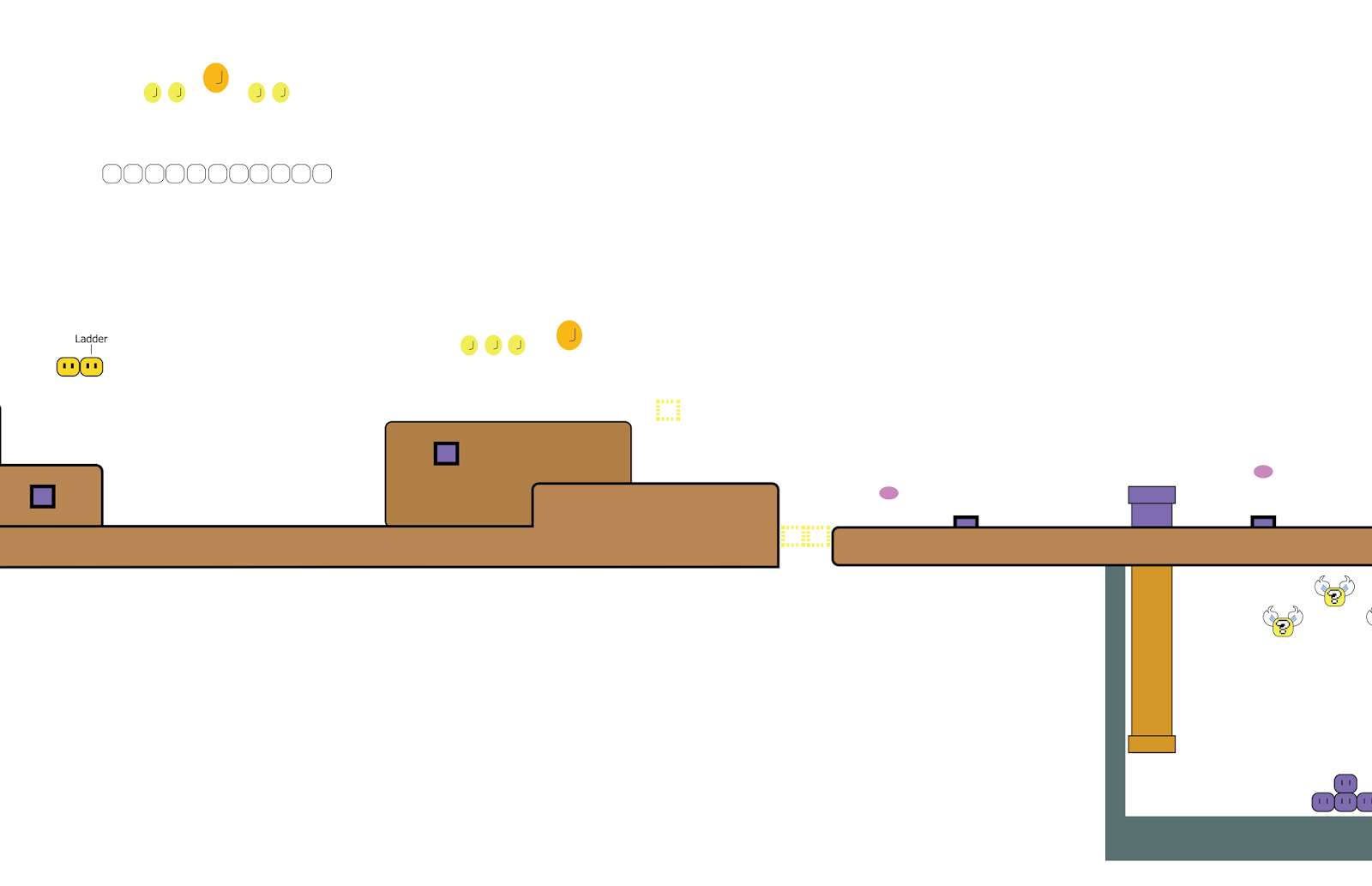 Art of Michael Volpa: Map Breakdown of Super Mario World, Level 1-1