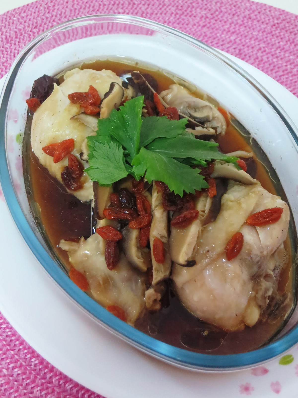 PinkyPiggu: {Recipe} Steamed Drumsticks in Essence of Chicken