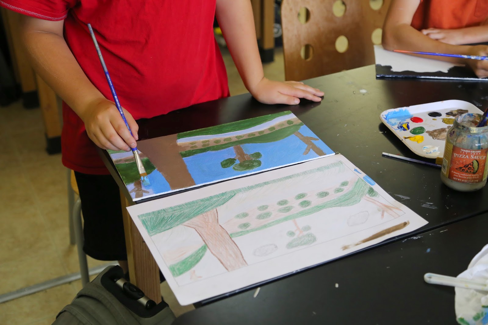 Grauer Art: Landscape painting, 7th Grade Art