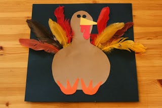 Tiny Toddler Babysitter Blog: Turkey Craft: Gobble Gobble