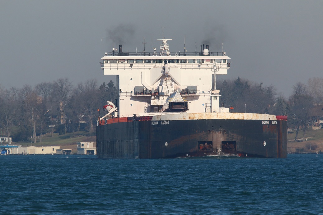 Michigan Exposures: The Indiana Harbor Downbound at St Clair