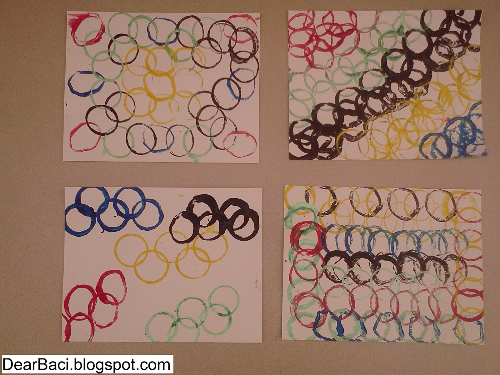 Dear Baci: Olympic Ring Contemporary Art