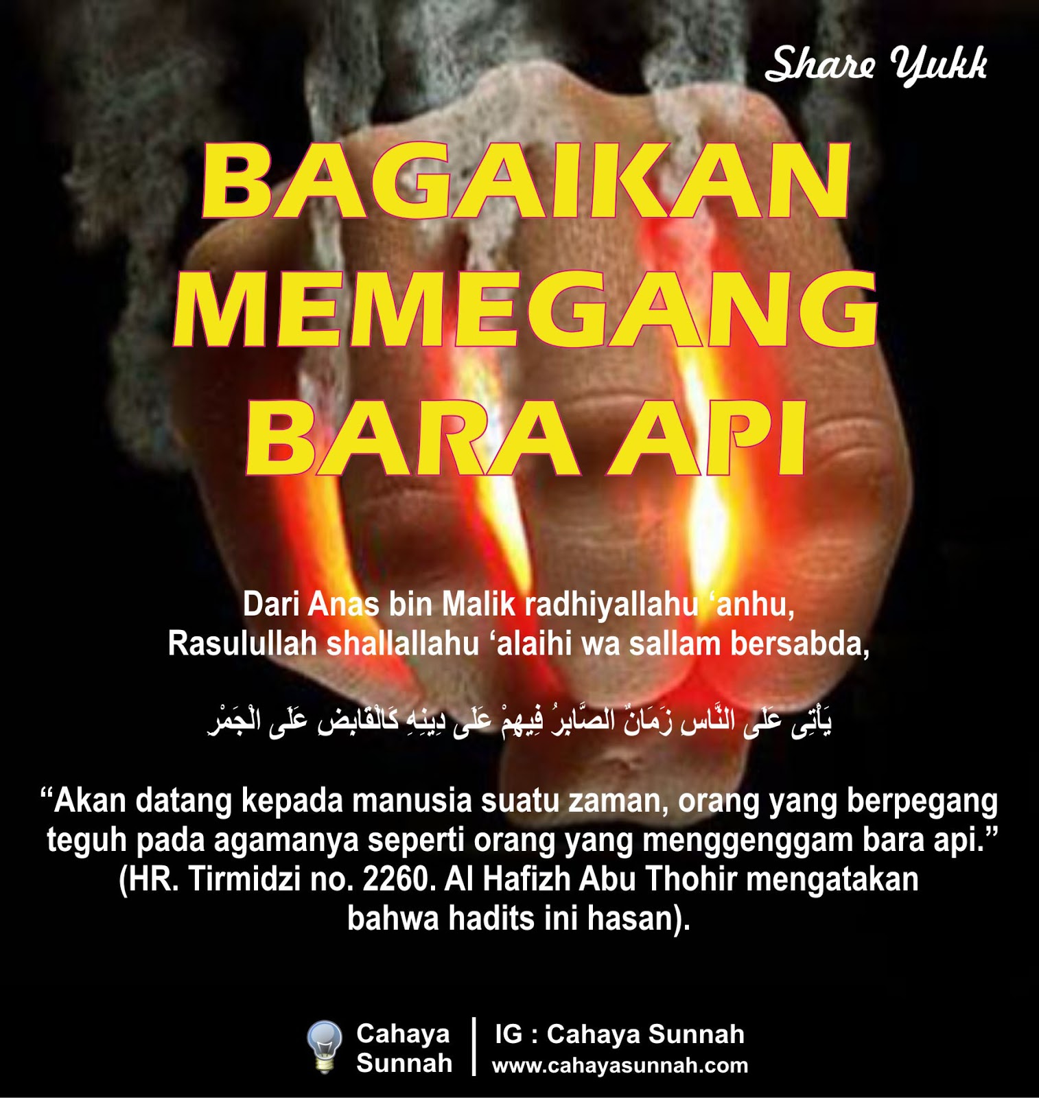 Bagai Memegang Bara Api