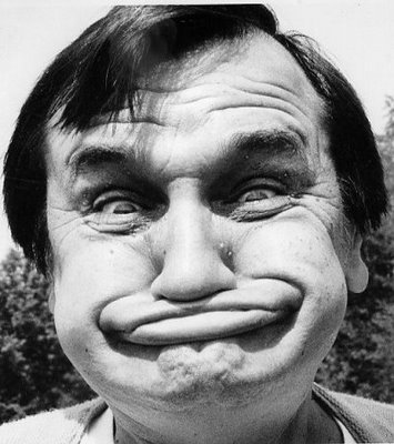 laugh or smlie: funny face