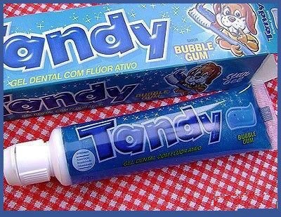 É da sua época?: [1990] Creme dental Tandy Sabor Chiclete