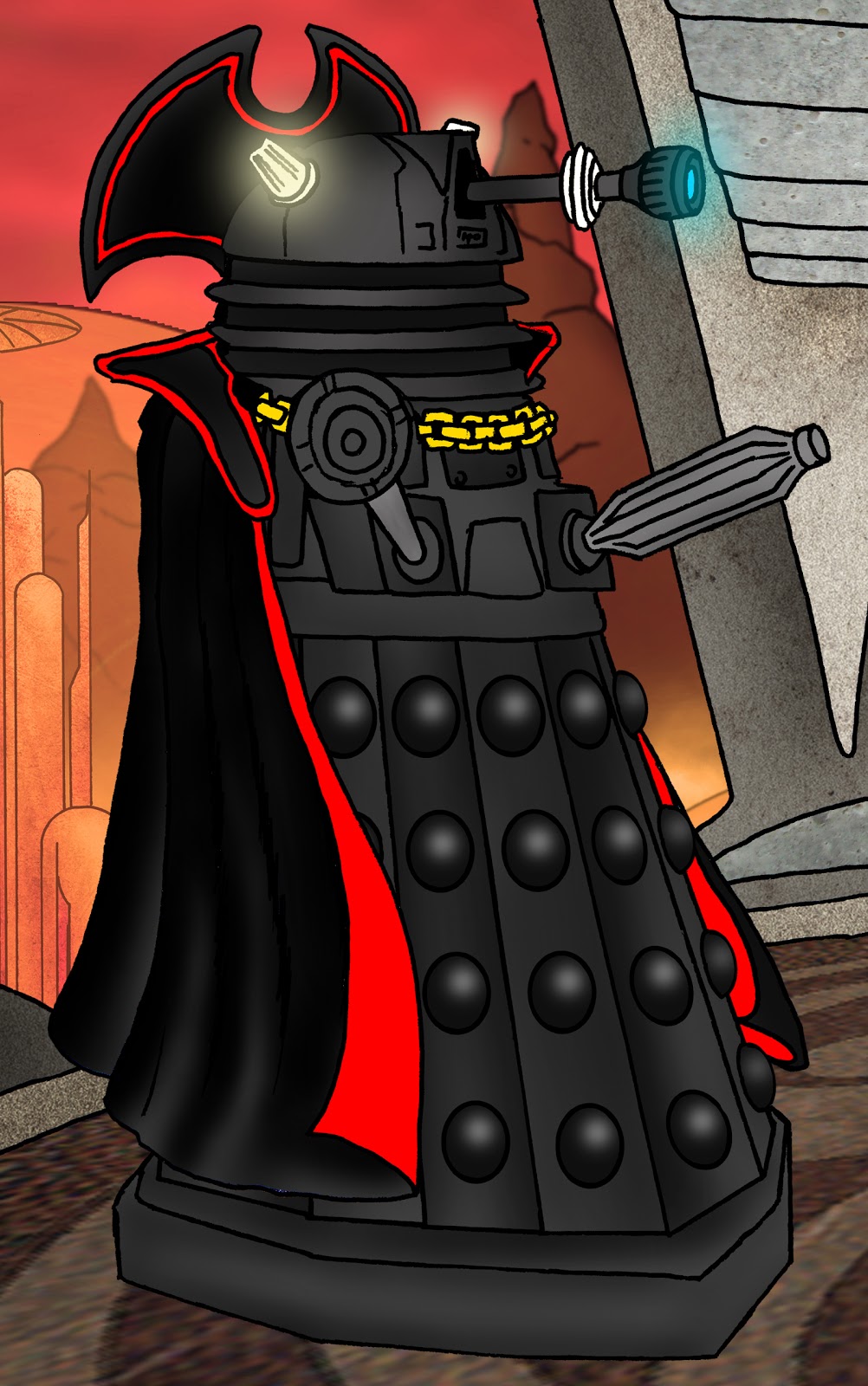The Void Noir: THE DAILY DALEK GUEST STRIP - BEING DALEK