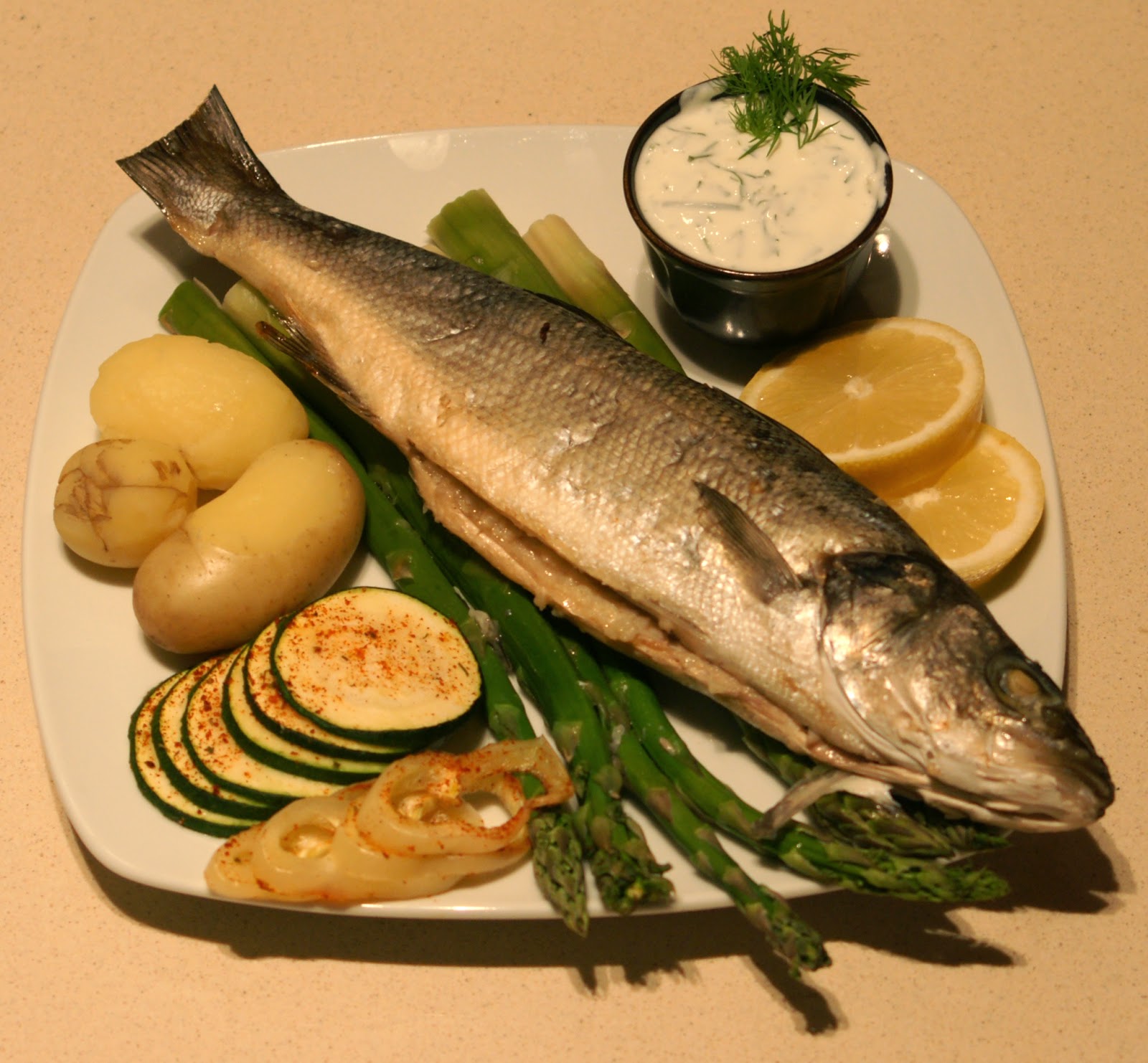 The falling ground...: Labraks MARINERO - czyli doskonała ryba podawana ...