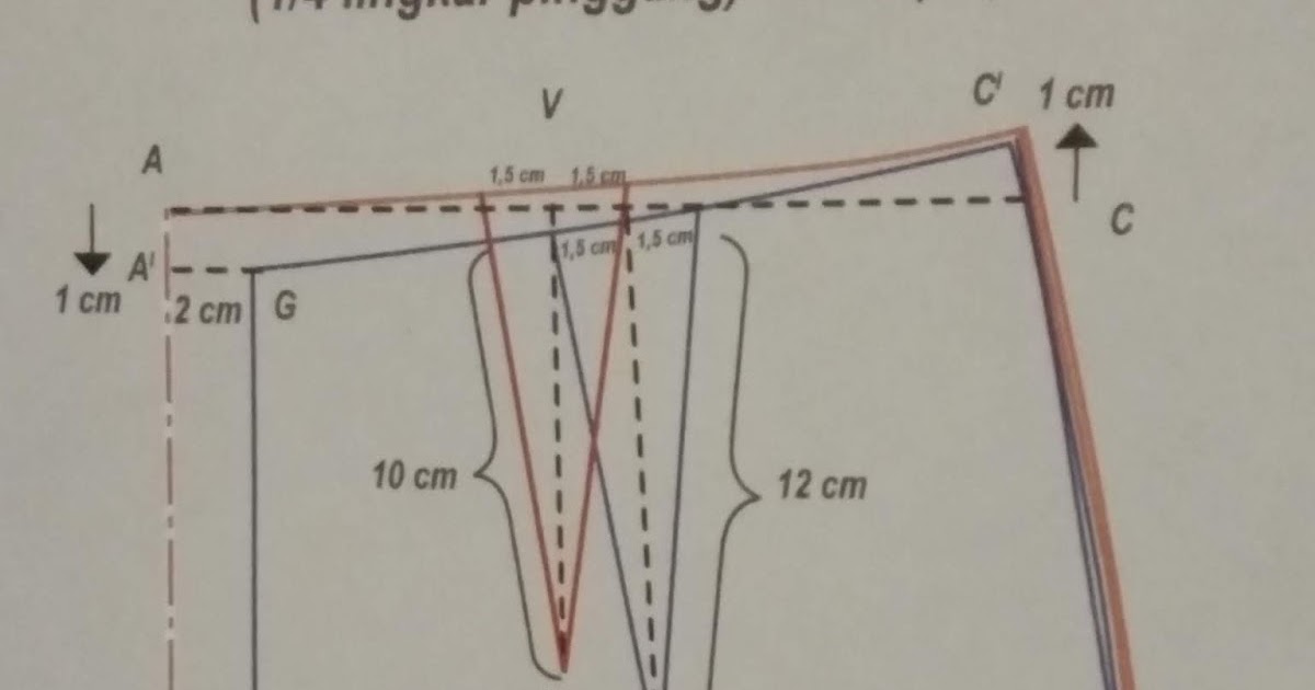 Pola dasar rok - TATABUSANA