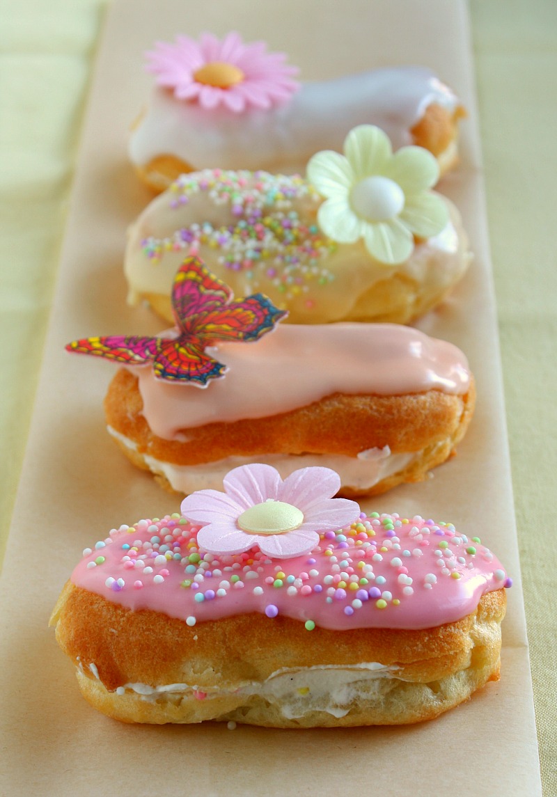 Vanilla Clouds and Lemon Drops: Mini Eclairs
