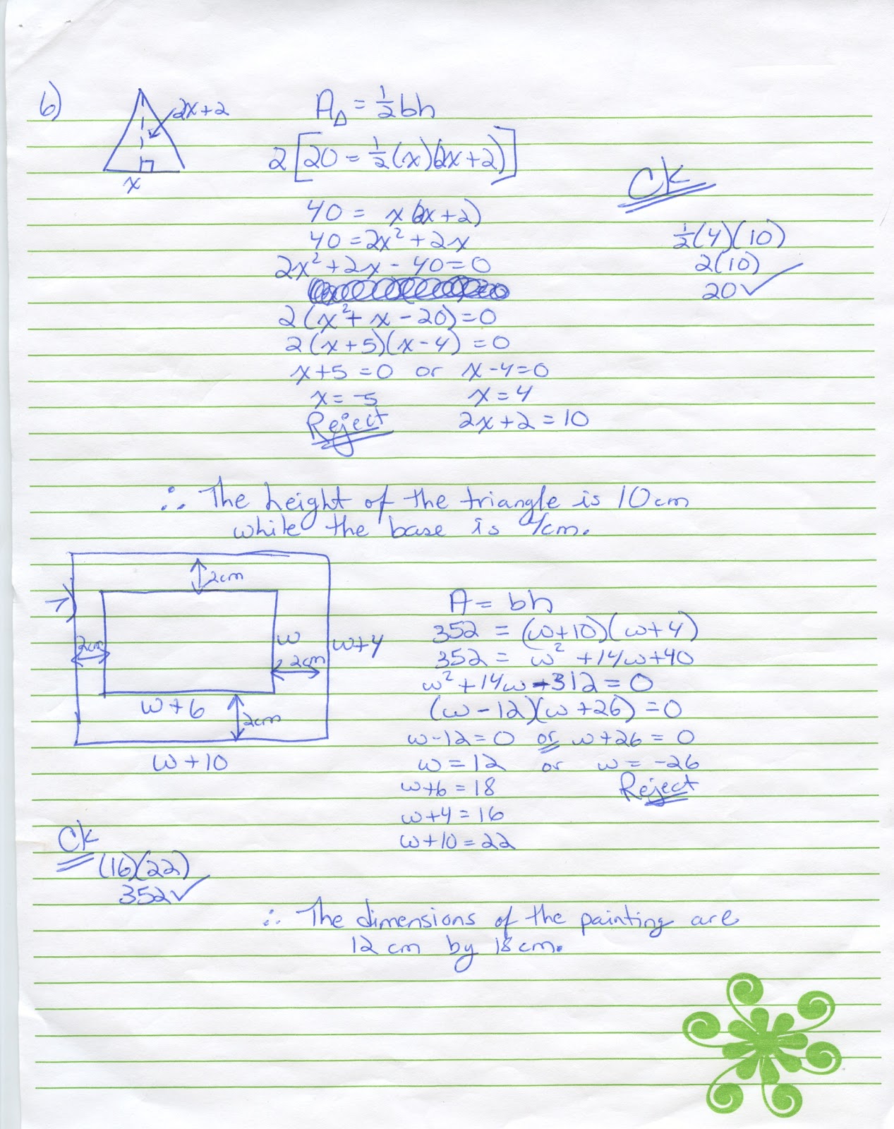 Iroquois Algebra Blog: Unit 4 Word Problems Worksheet Answer Key