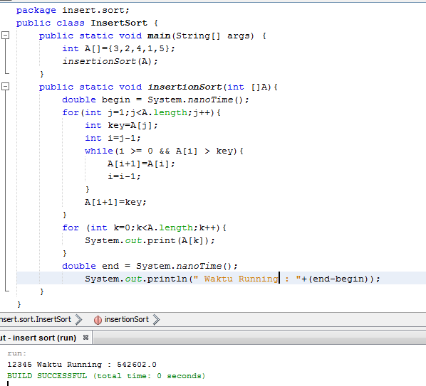 Algoritma Insertion Sort Dan Source Codenya Di Java Tutorial