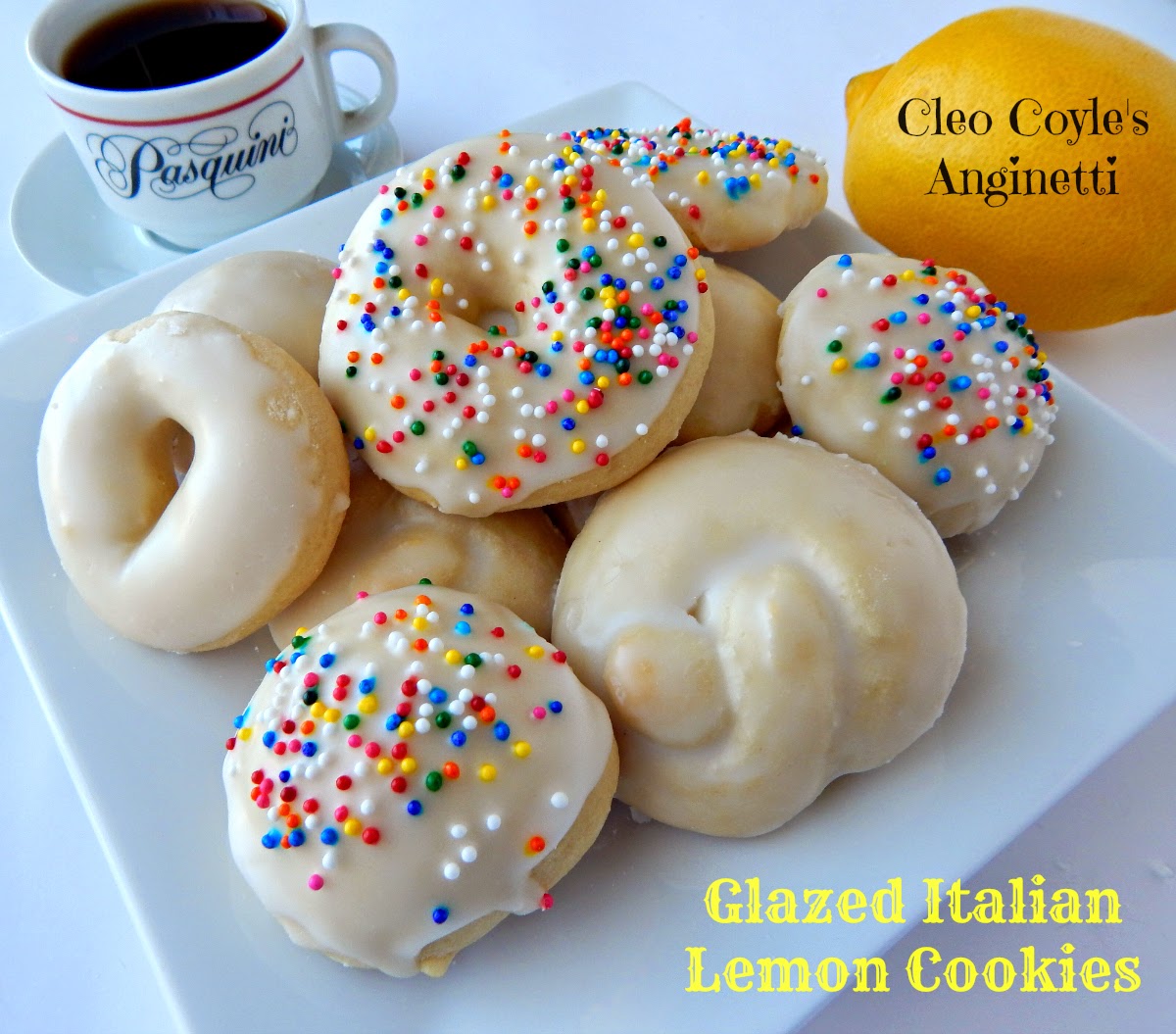Cleo Coyle Recipes.com: How to Make ANGINETTI - Italian Lemon Cookies ...