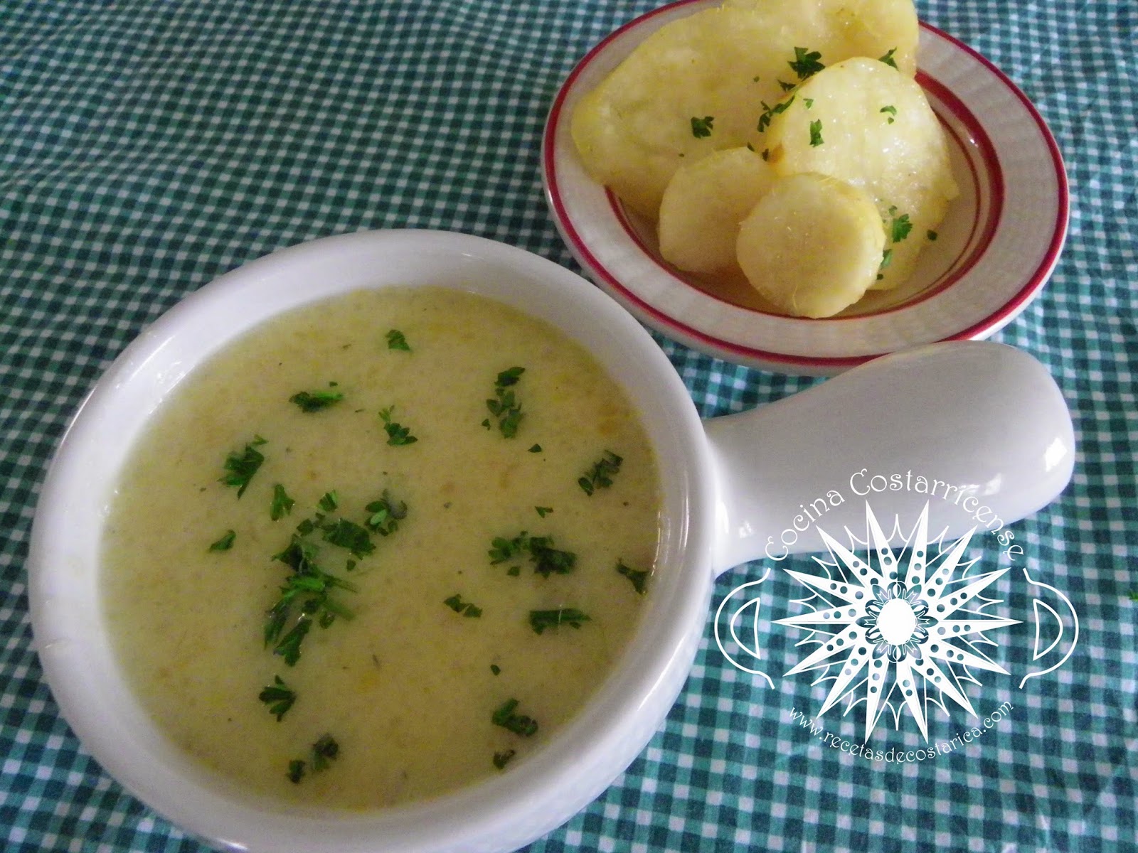 Cocina Costarricense: crema raíz de chayote