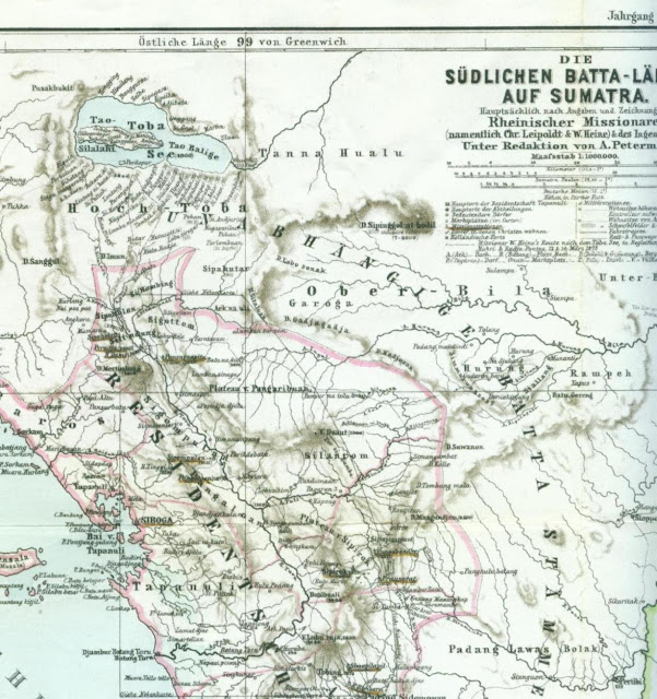 Koleksi Tempo Doeloe: Peta kuno Area Tapanuli / Batak dari kaum ...