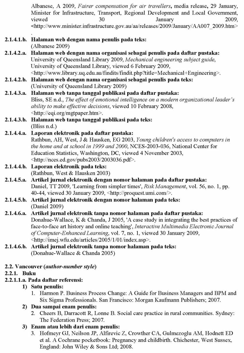 II5166: Format Penulisan Referensi