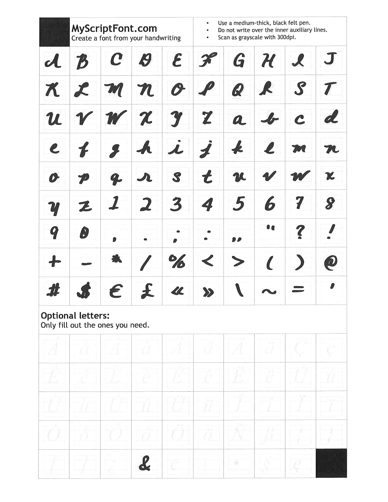 I Shoulda Turned Left: Make my own font. Check