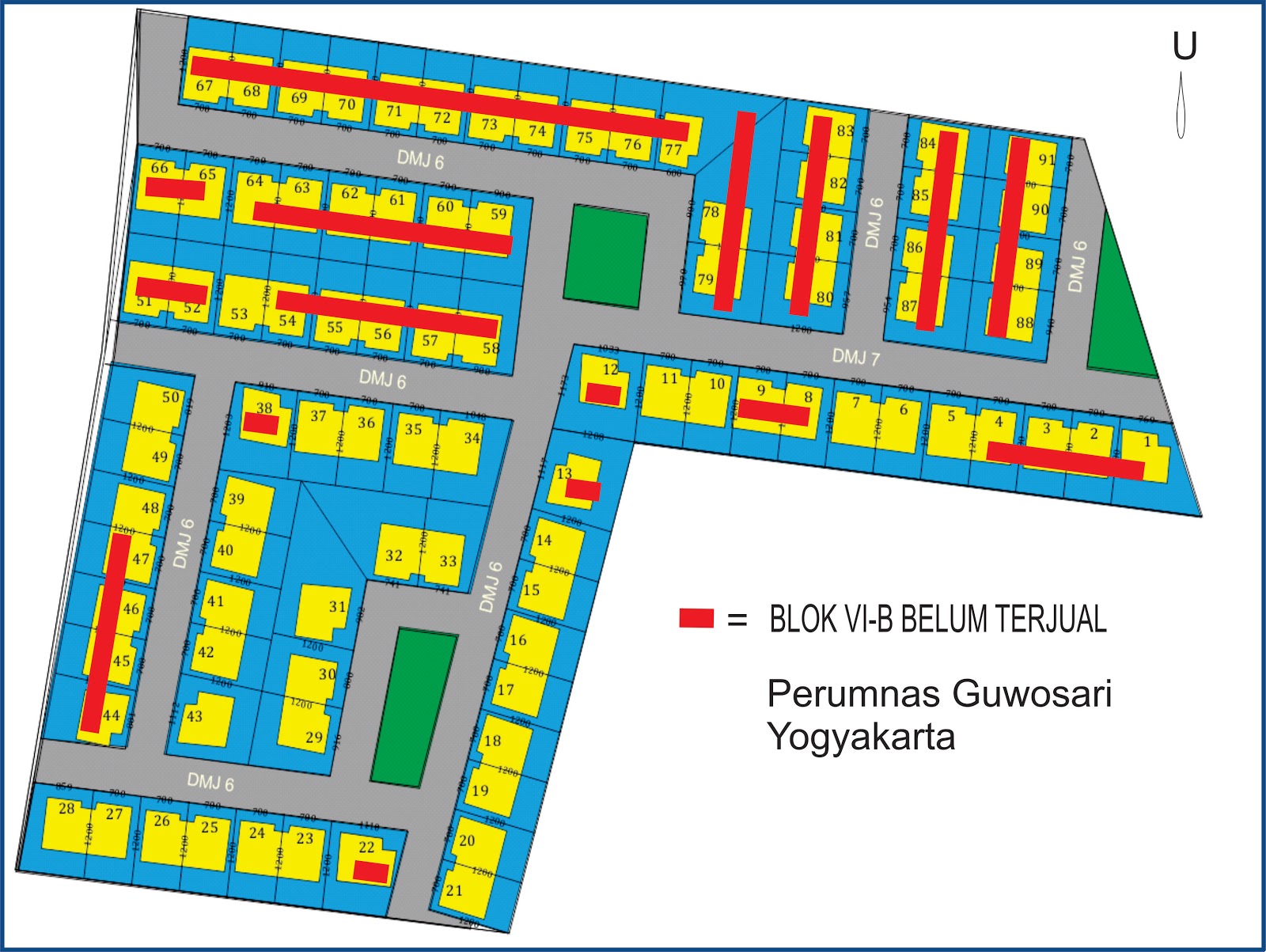BLOK PLAN LOKASI YANG SEDANG DIBANGUN