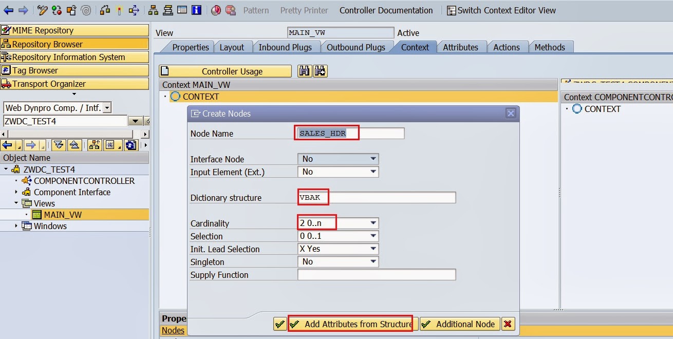Techsap Creating A Table In Webdynpro Abap 3183