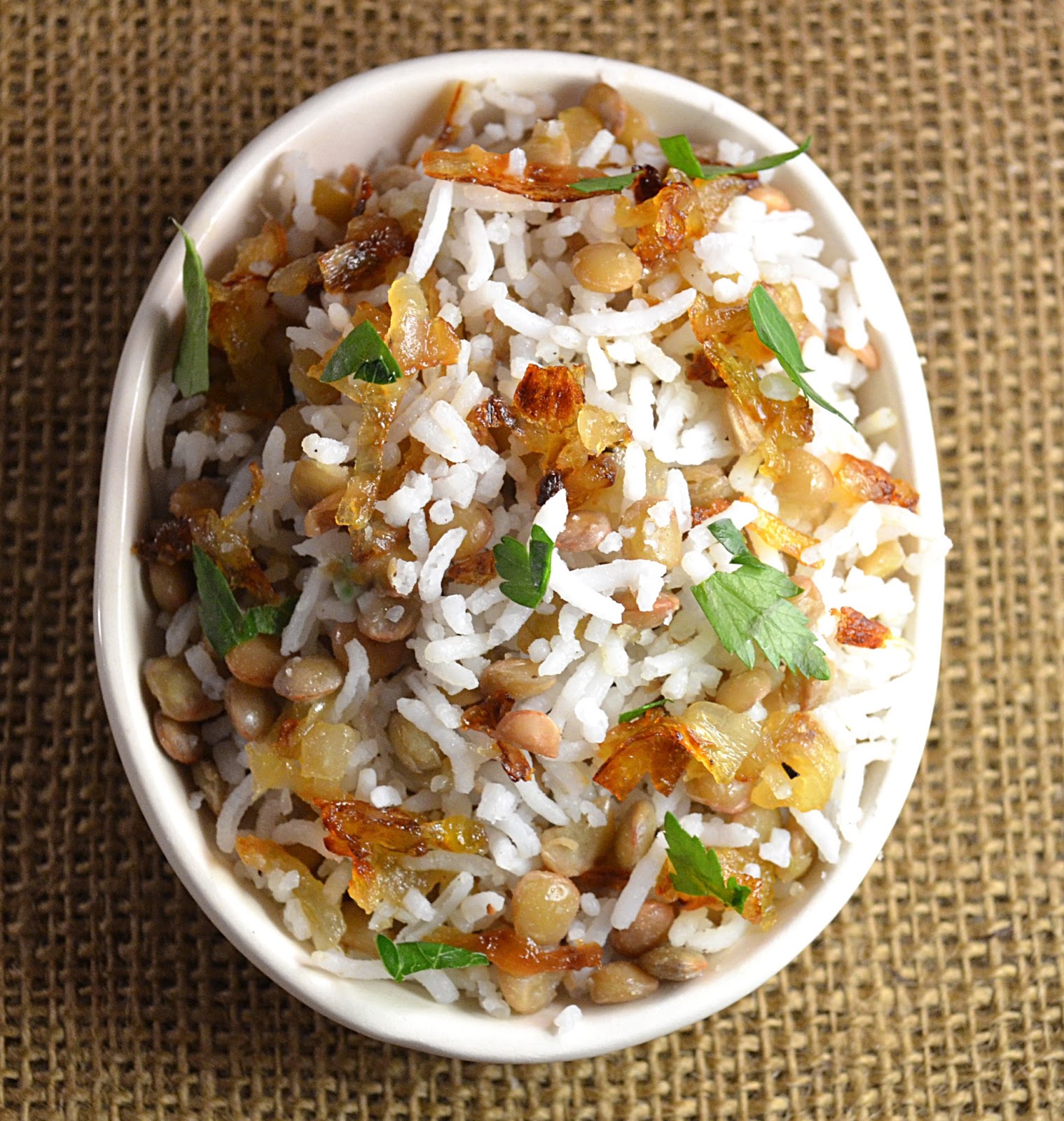 Jilly...Inspired : Rice and Lentil Pilaf ~ Creamy Lentils, Fluffy Rice ...