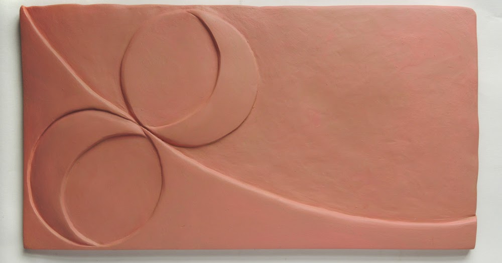 Studio and Garden: Two New Clay Reliefs: "On a Curve" and "Soft Angle"