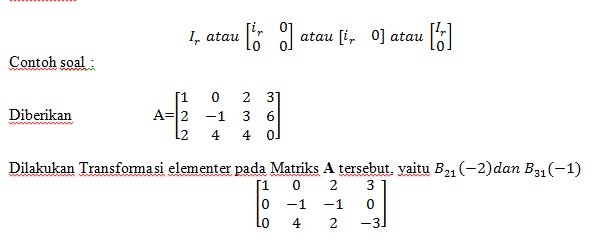 ALJABAR LINIER BAB 6: EKUIVALEN ~ @rofiandika