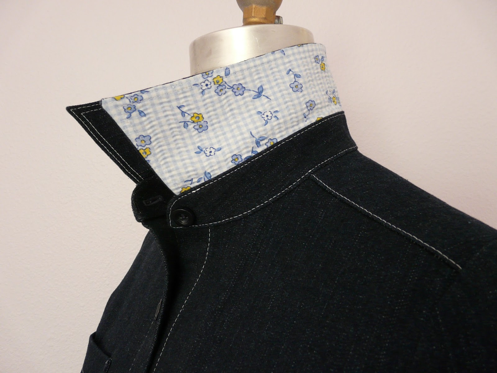 Amanda's Adventures in Sewing: Simplicity 8014 - Denim shirtdress w ...