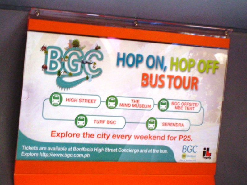 Anagon: BGC Hop On, Hop Off Bus Tour!