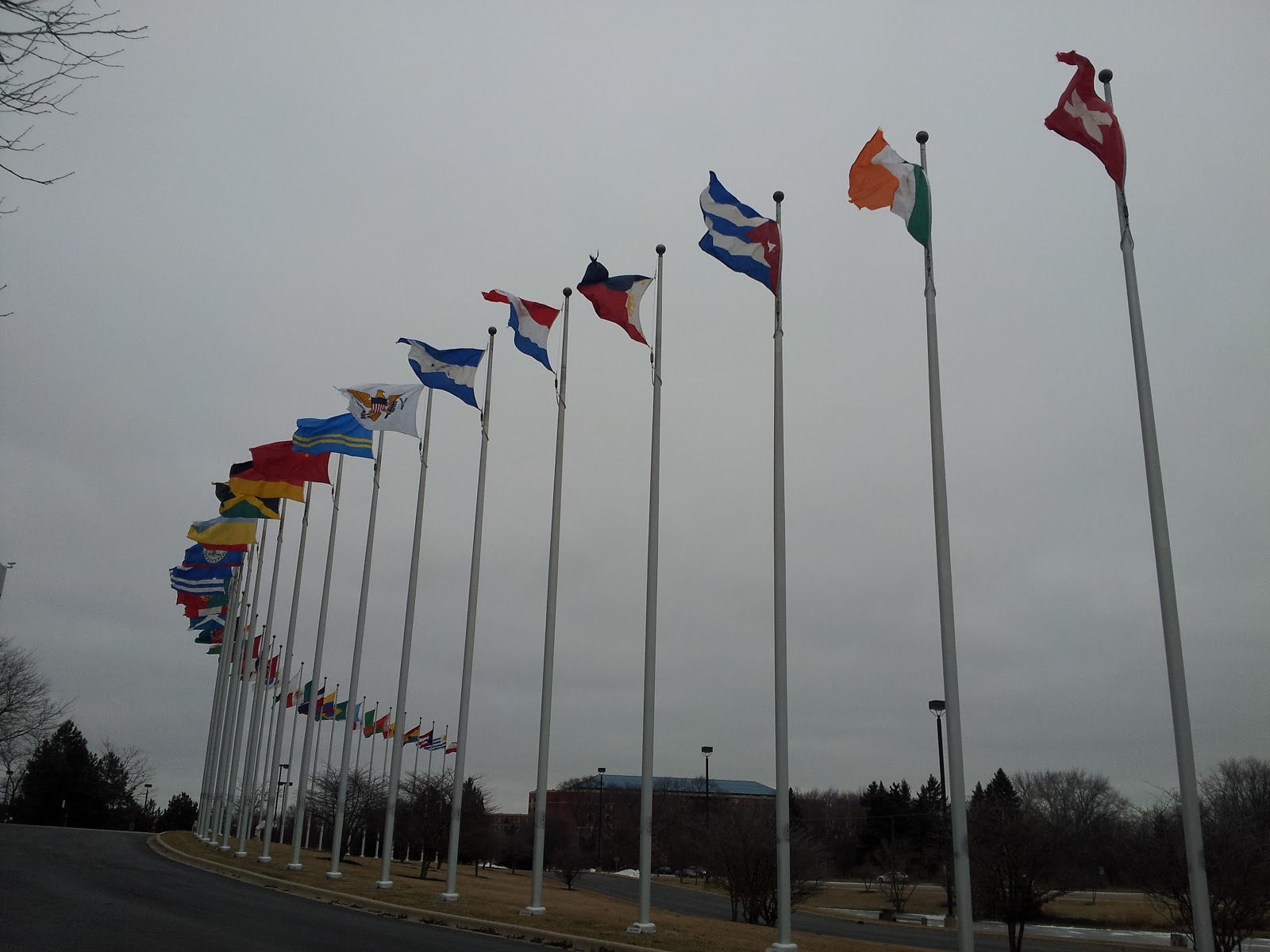 American Hotel Register International Flag Display - FlagRunners