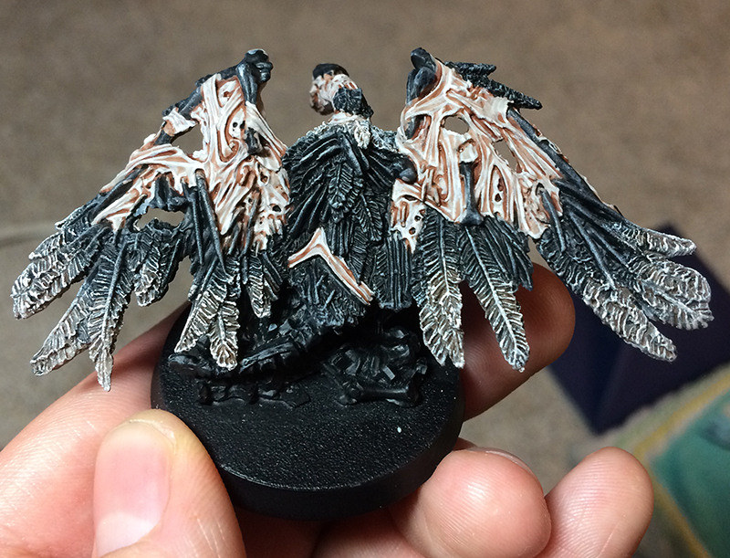 Mengel Miniatures: TUTORIAL: Two Tone Feathers