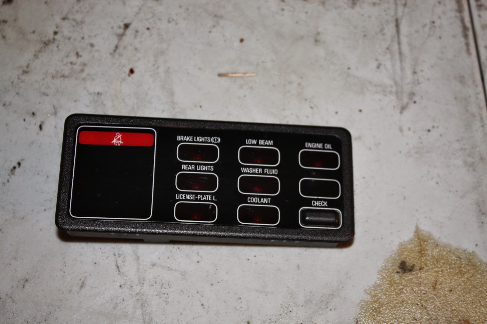 KrEvCon BMW Parts: VDO E30 Check Control Panel