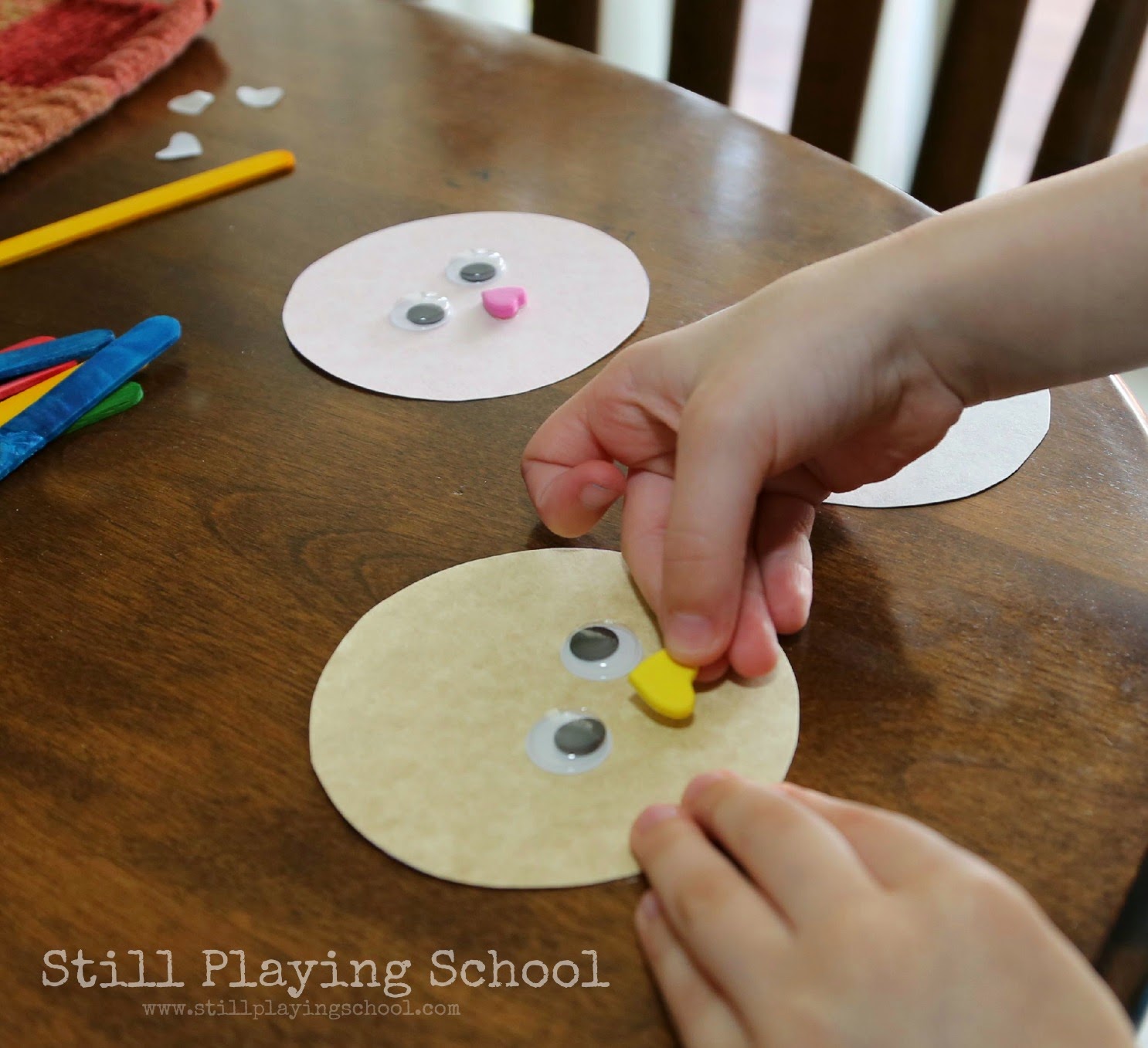Clothespin Bunnies | Still Playing School
