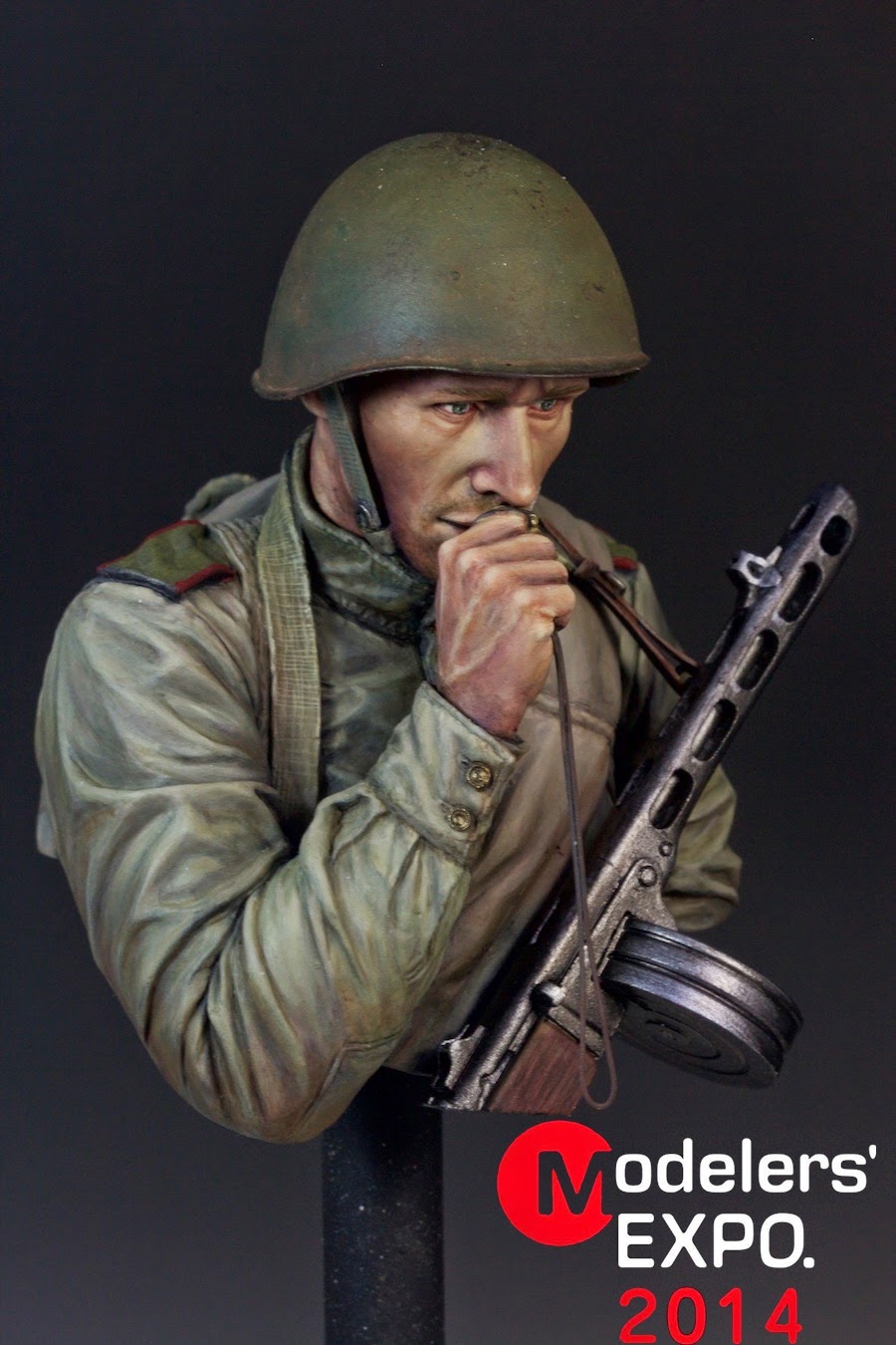Painting commission work - 1/10 Red Army bust (Life Miniatures) (2 ...