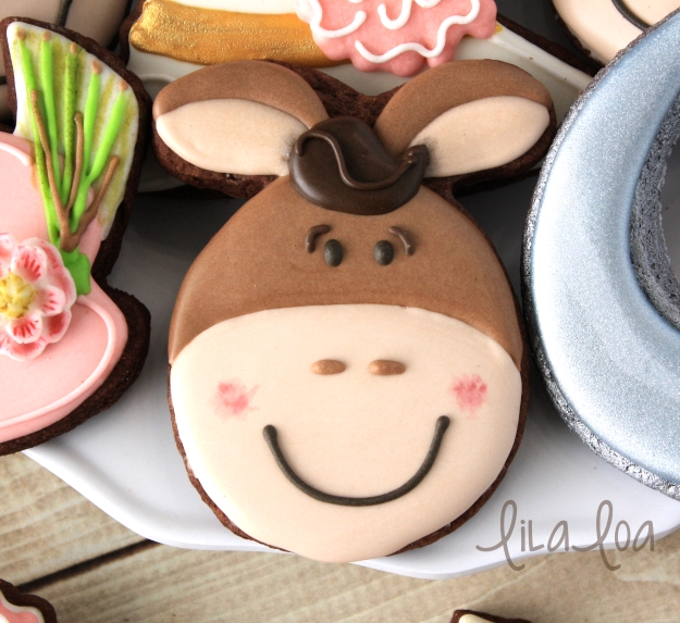 Decorated Derby Horse Cookies