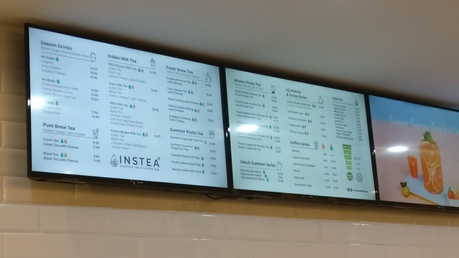 It's About Food!!: INSTEA @ Tropicana 218 & Sentral Jaya