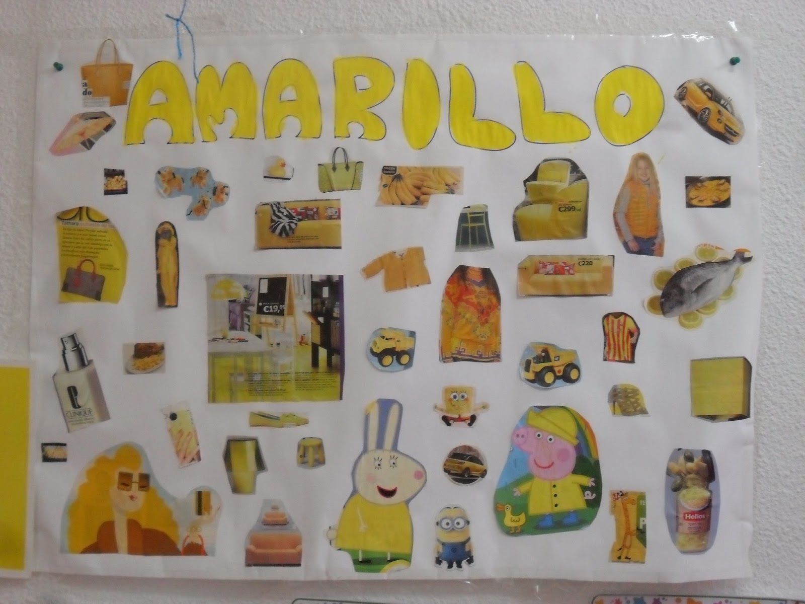 Materiales para Educación Infantil: TRABAJAMOS EL COLOR AMARILLO
