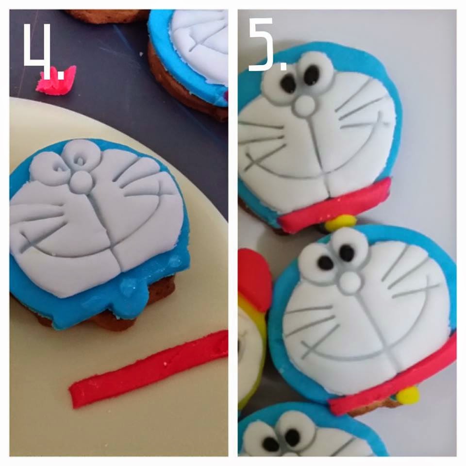 Doraemon Cookies by Clarine Lin
