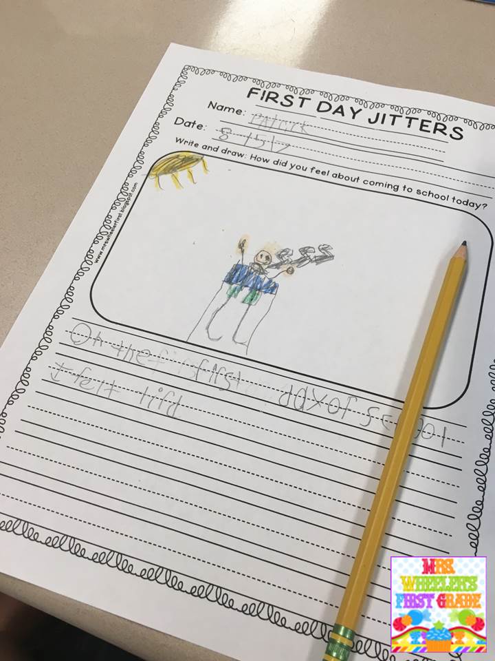 Mrs. Wheeler's First Grade Tidbits: First Day Fun