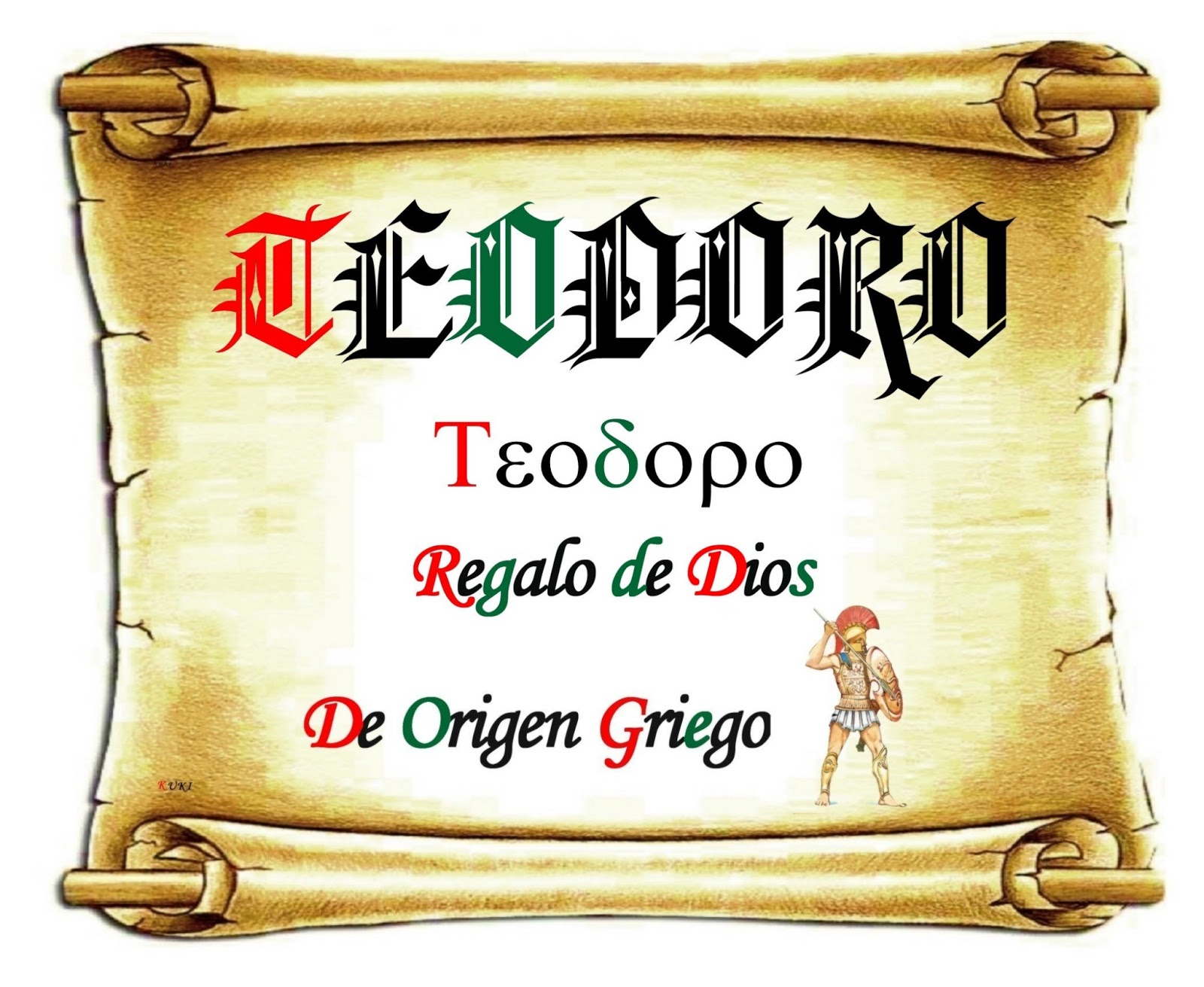 El origen de los nombres: Teodoro