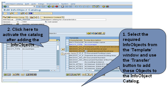 Adding InfoObjects to catalog in SAP BI/BW | Tutorials and Tips about ...