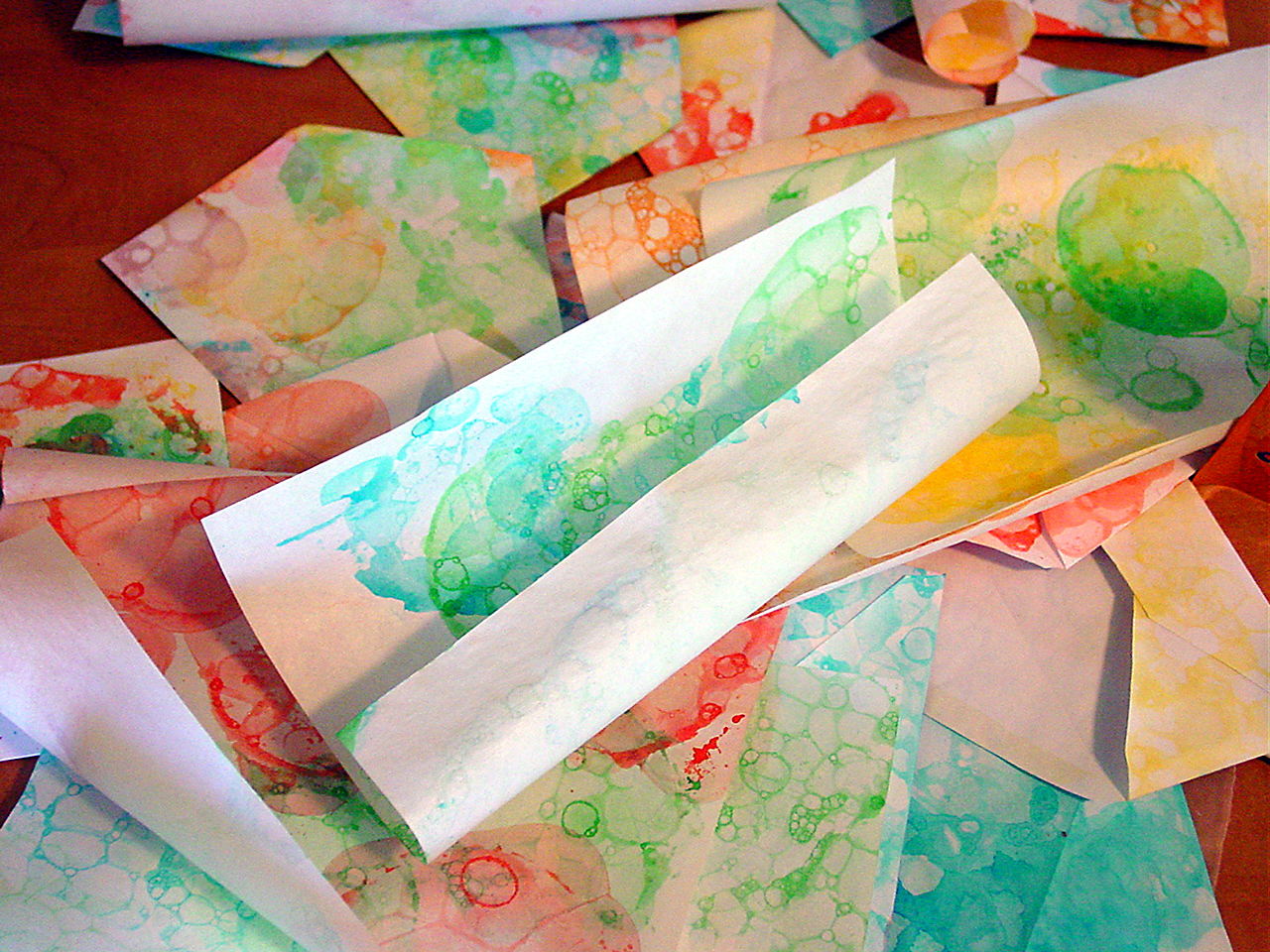 The Real Leopardstripes: Bubbly Dip-Dye Sci-Fi Stationery- cheap, fun ...