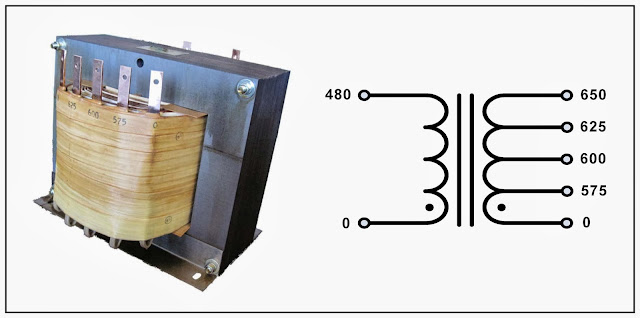 L/C Magnetics: Single Phase Tap Transformer, 40 KVA, P/N 18767, Input ...
