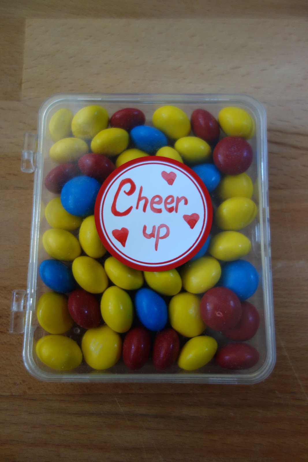 blah to TADA!: Candy in a Clear Case