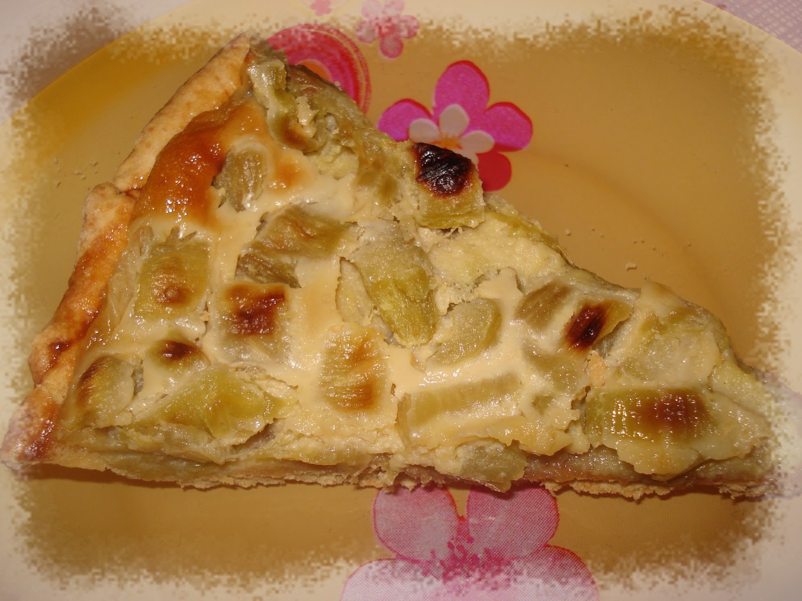 PASSION CUISINE: Tarte à la rhubarbe