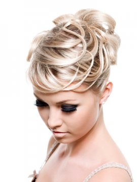 Curly Blonde Updo Wedding Hairstyle - Wedding Updos Hairstyles
