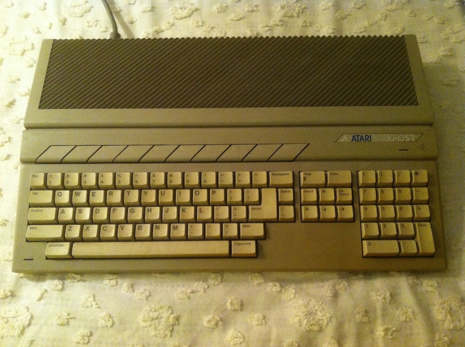 MATRIXSYNTH: Atari 1040 st with audio sampler cartridge replay 8 and ...