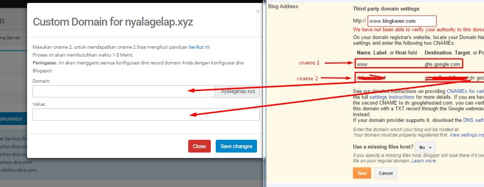 Cara Custom Domain Blogger di Niagahoster: Ganti Nama Blog dengan ...