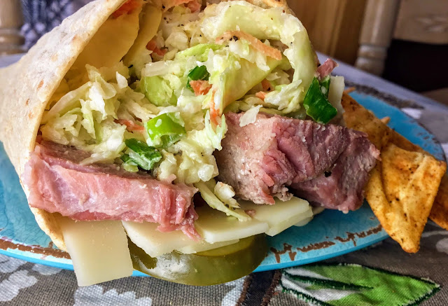 Food Fitness by Paige: Corned Beef Wraps