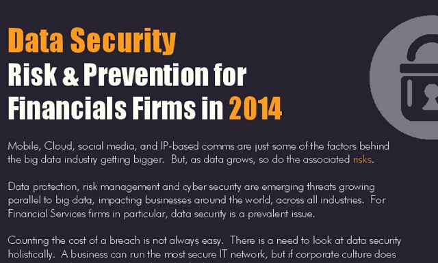 Data Security: Risk & Prevention for Financial Services in 2014 ...