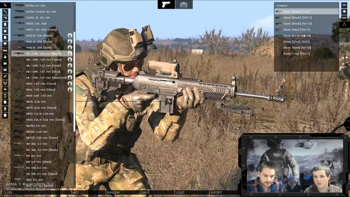 Arma 3 のマークスマン DLC で実装される機能をお披露目したライブ配信まとめ | 弱者の日記^^ - Arma 3 MODとアドオン紹介